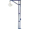MetalTech 90 in. Steel Hoist Post and Gin Block Pulley Kit, Scaffolding ...