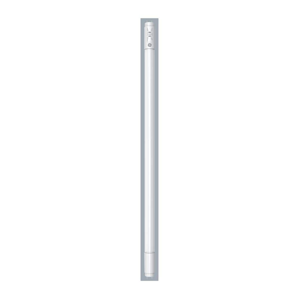 GE 15-Watt Equivalent Cool White T8 Non-Dimmable Linear LED Tube Light ...