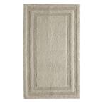 Nautica Isla Gray 17 in. x 24 in. and 21 in. x 34 in. 2-Piece Bath Rug ...