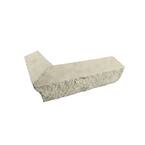 GenStone 14 in. x 3.5 in. x 2 in. Stacked Stone Vanilla Bean Faux Stone Siding Outside Corner ...