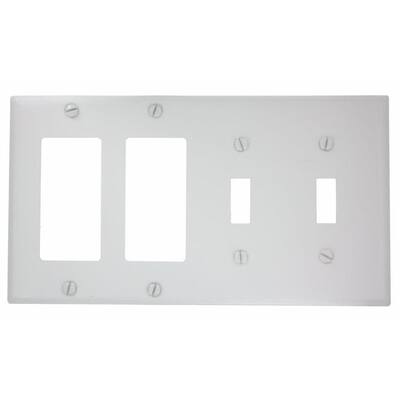 4-Gang - Combination Wall Plates - Wall Plates - The Home Depot