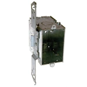 RACO 3-1/2 in. D Steel Gray 1-Gang Gangable Masonry Box with Ten TKO's ...