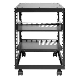 SKYSHALO 6U Wall Mount Network Rack 14 in. Depth Wall Mount Server Rack ...