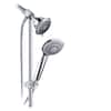 Hotel Spa 6-Spray Hand Shower and Shower Head Combo Kit with 22 in ...