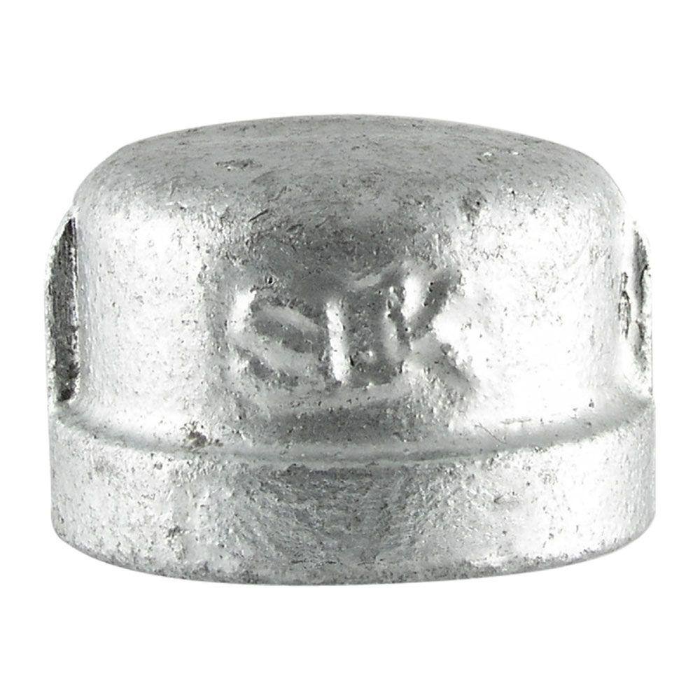 STZ 1/2 in. Galvanized Iron Cap 311 CA-12 - The Home Depot