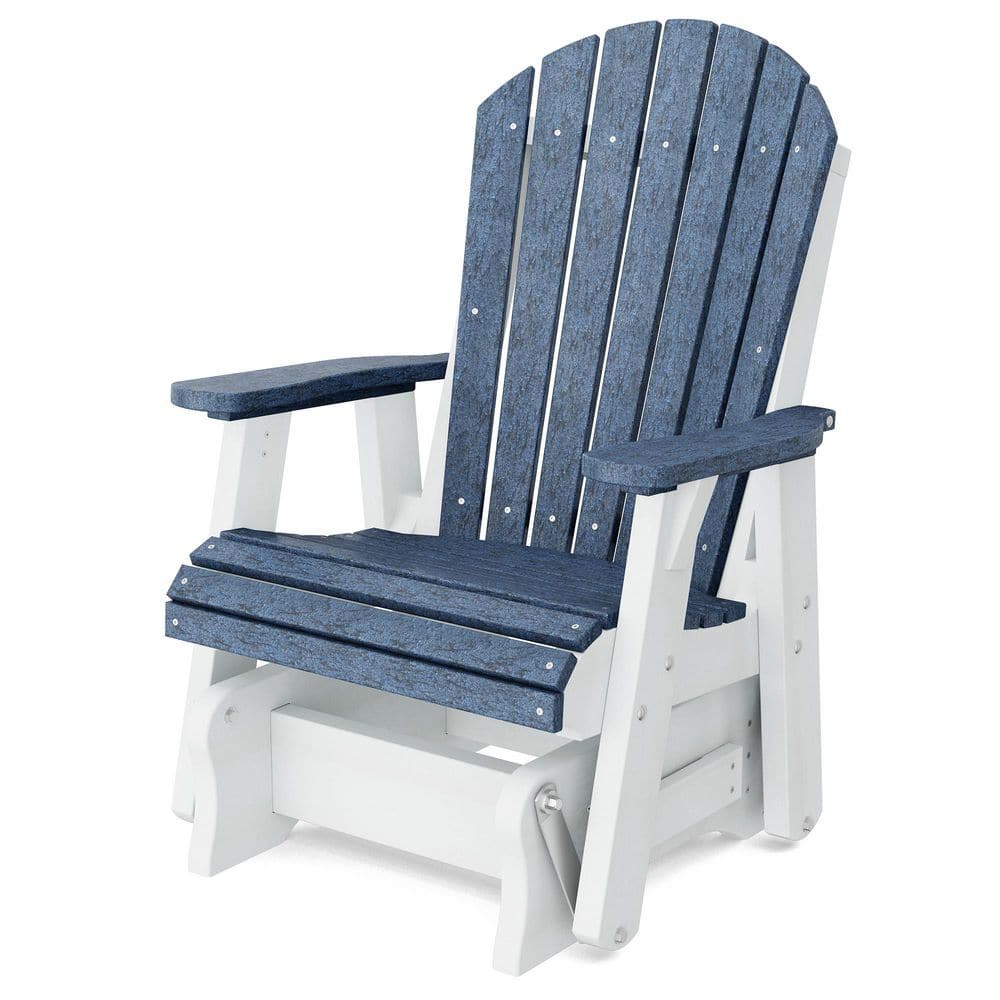 Wildridge Heritage 1-Person Patriot Blue and White Plastic Outdoor ...