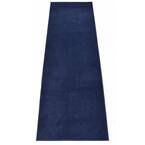 RugStylesOnline Euro Solid Navy Blue 36 in. Width x Your Choice Length ...