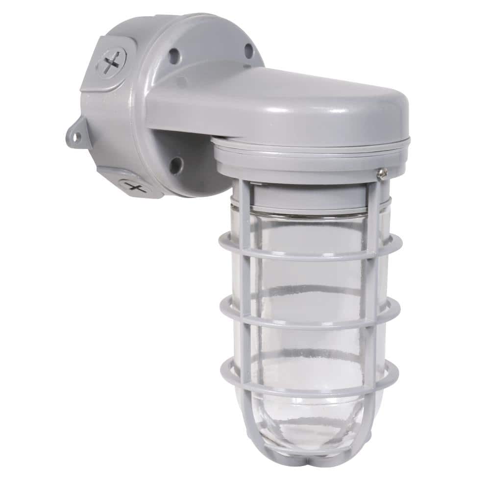 Feit Electric 11.5-Watt Grey Outdoor Integrated LED Wall Pack Light ...