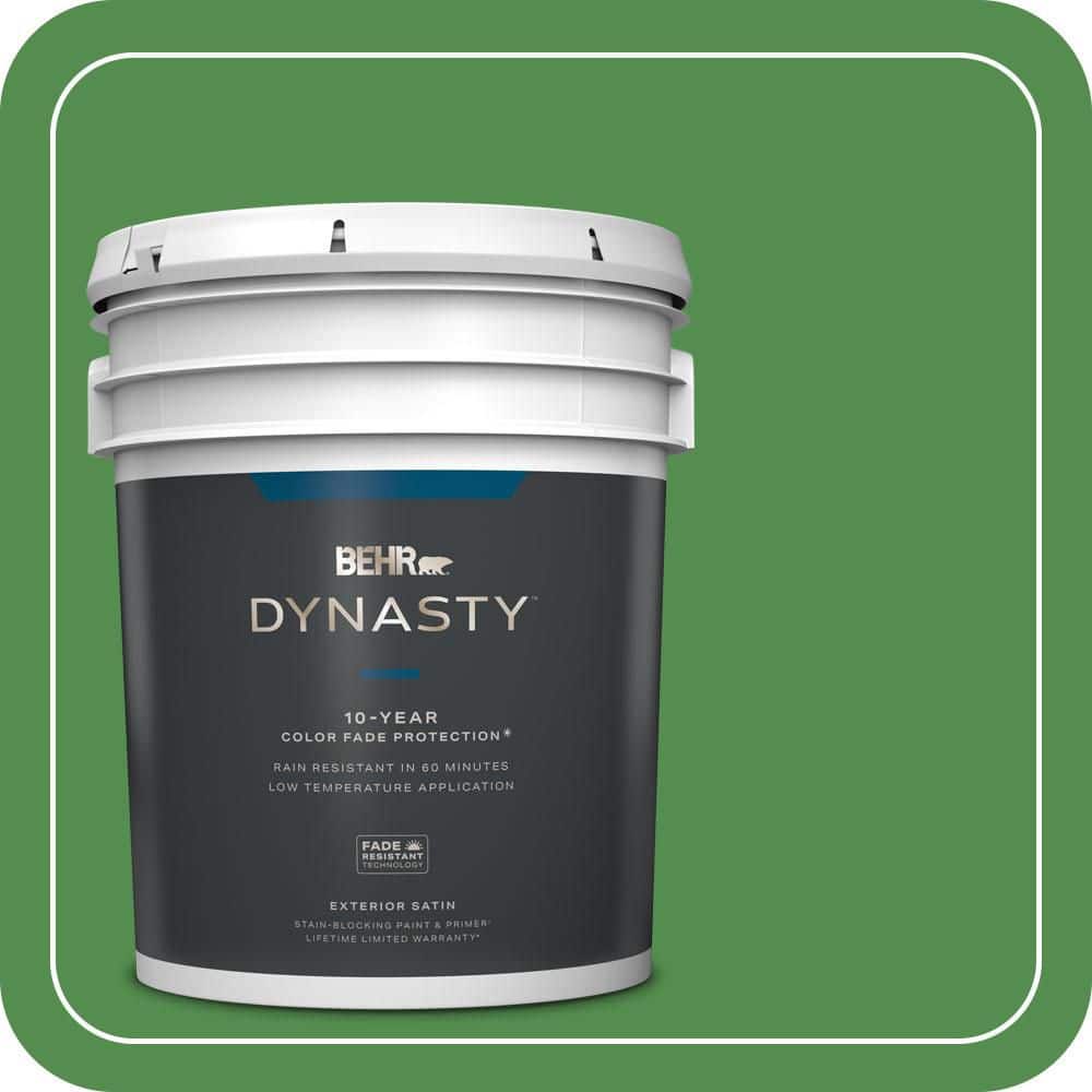 BEHR DYNASTY 5 gal. #M390-6 Belfast Satin Enamel Exterior Stain ...