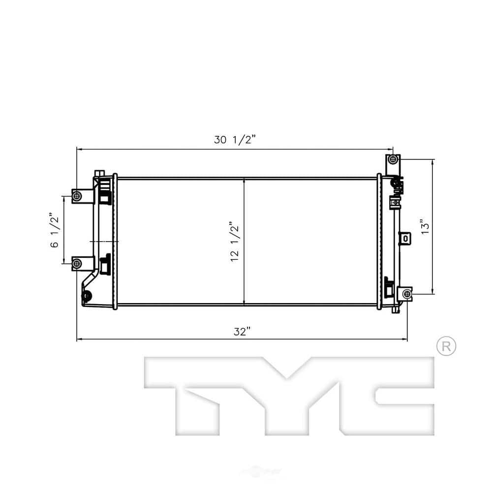 TYC Radiator 13442 - The Home Depot