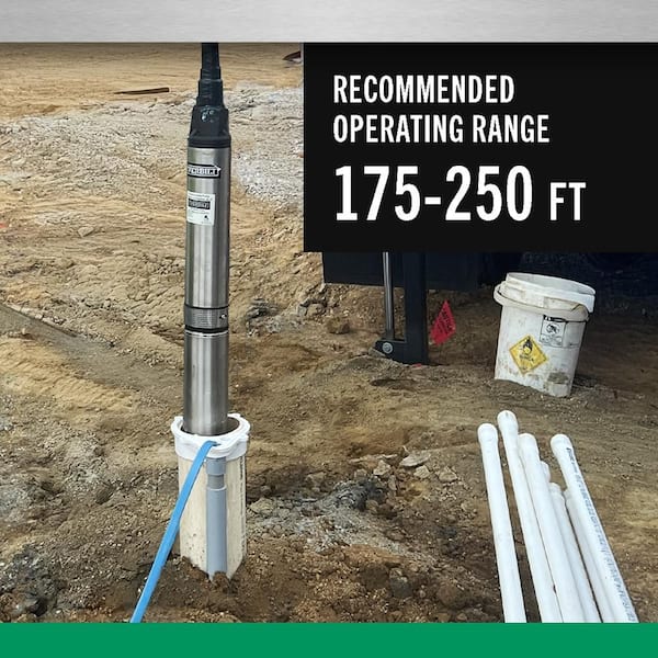 Everbilt 1HP Submersible 2-Wire 20GPM Well Pump HDSUB10-202 - The Home Depot