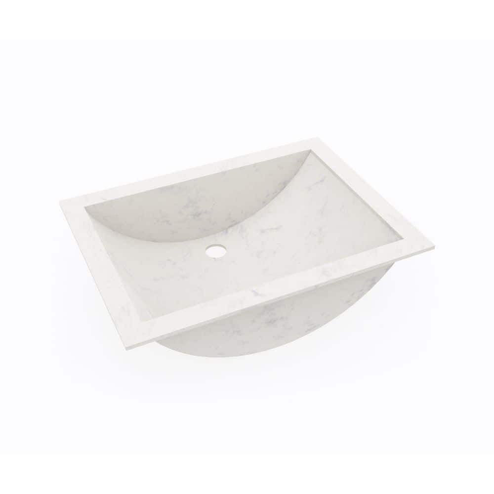 Swan UC-1913 Swanstone 13 x 19 Undermount Single Bowl Sink in Carrara ...