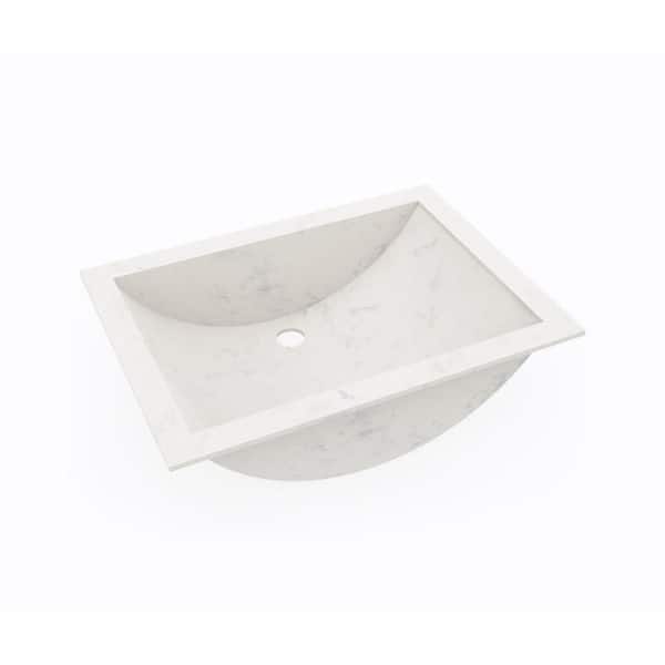 Swan UC-1913 Swanstone 13 x 19 Undermount Single Bowl Sink in Carrara ...