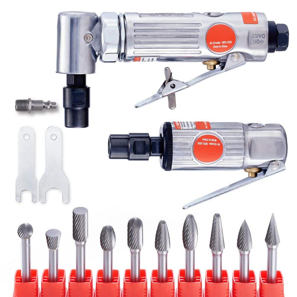 SKYSHALO Air Die Grinder Kit Right Angle Grinder w/Die Grinder Combo ...