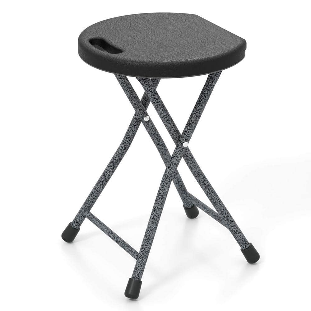 Folding Stool with Built in Handle for Adults 1 Piece Costway
