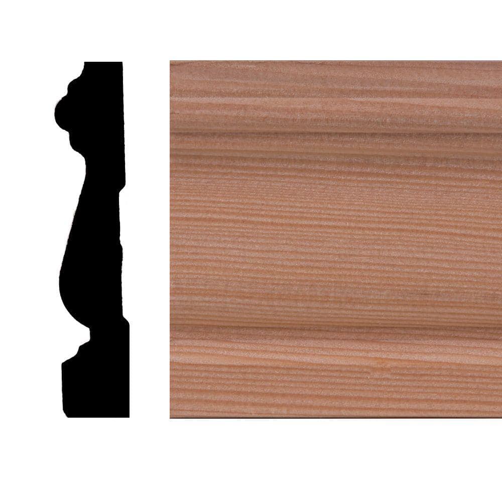 Builder's Choice VCT312 9/16 in. x 2-15/16 in. Hemlock Wood Casing ...