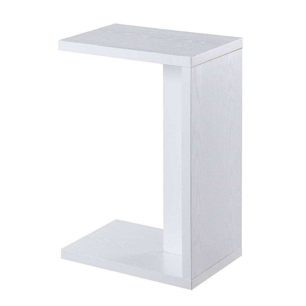 Convenience Concepts Northfield Admiral White C-End Table R4-0427 - The ...