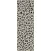 Unique Loom Black Leopard Outdoor 2 ft. x 6 ft. Runner Rug 3145248 ...