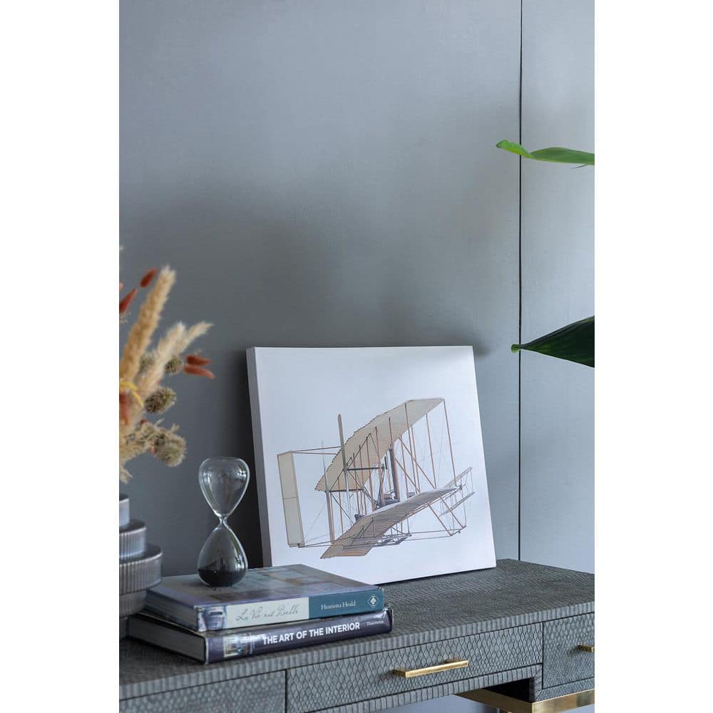 Set of 2 Multicolor Large Plane Contrasting Colors Rectangular Diptych ...