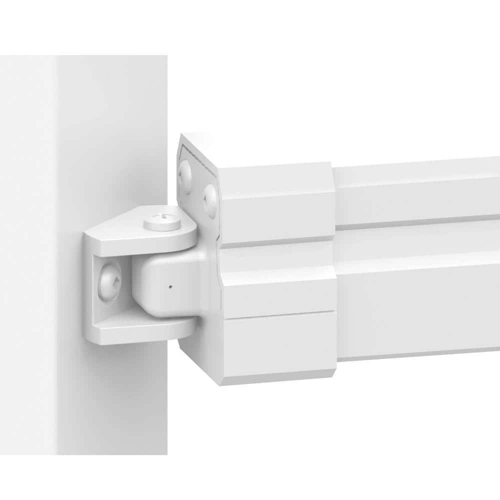 Veranda White Extra Left-Right and Stair Aluminum Railing Bracket Kit ...
