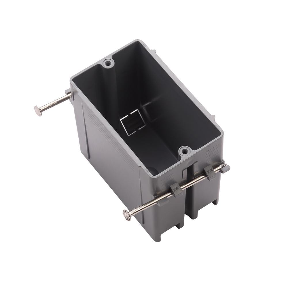 ENERGETIC LIGHTING Plastic Switch/Outlet Boxes, New Work 1 Gang, 23 cu ...