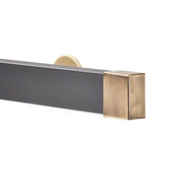 Art Decor Kontur Evo Pro 96 in. Non-Adjustable 2 in. Single Traverse ...