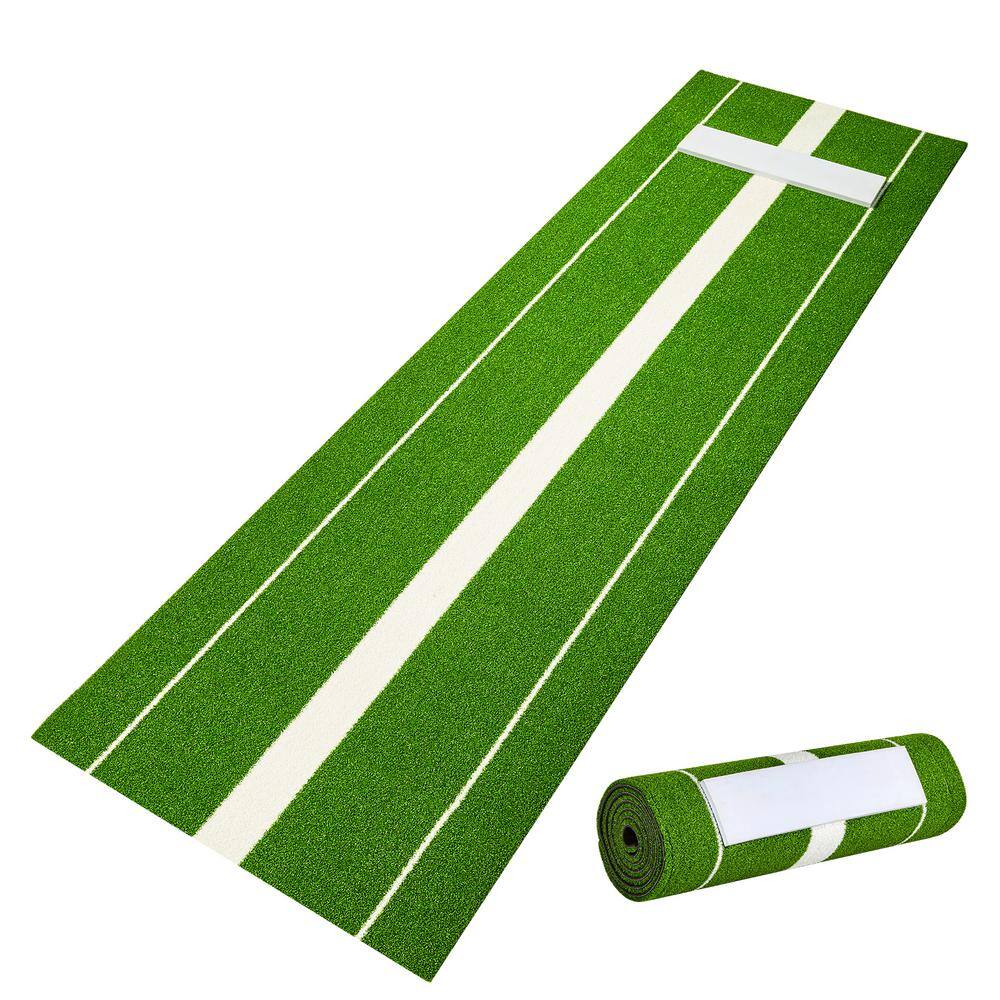 VEVOR Softball Pitching Mat, 10 ft. x 3 ft. Softball Pitching Mound ...