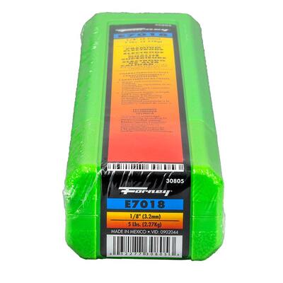 Forney 1/8 in. E7018 Welding Rod 1 lb.-30801 - The Home Depot