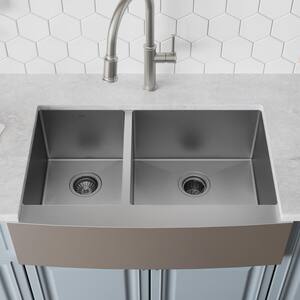Stainless Steel - Double Bowl - Farmhouse Kitchen Sinks - Kitchen Sinks ...