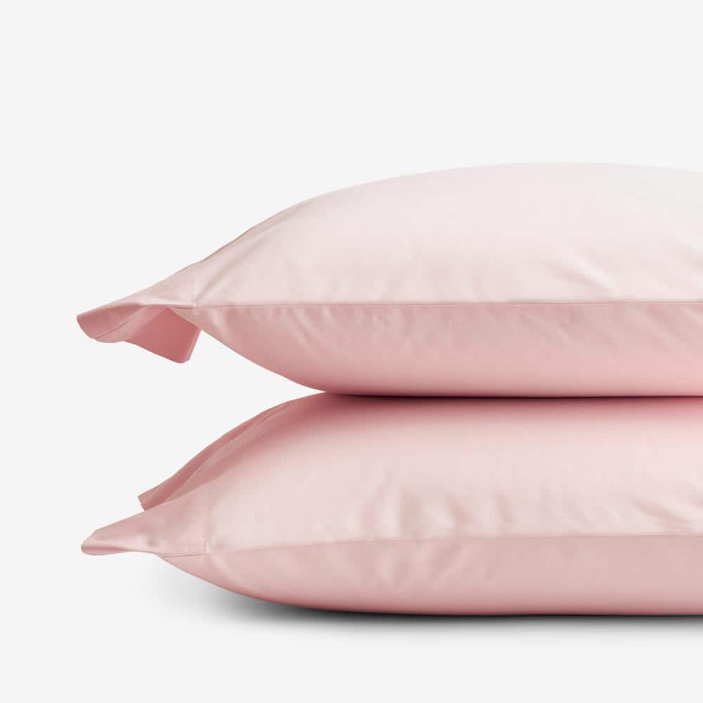 The Company Store Company Essentials Petal Pink Organic Cotton Percale ...