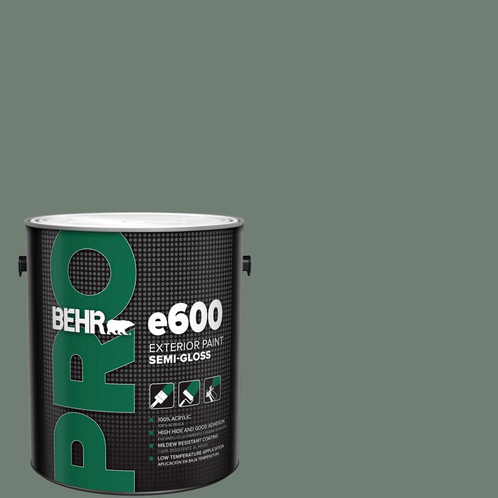 BEHR PRO 1 gal. #N420-5 Boreal Semi-Gloss Exterior Paint PR67301 - The ...