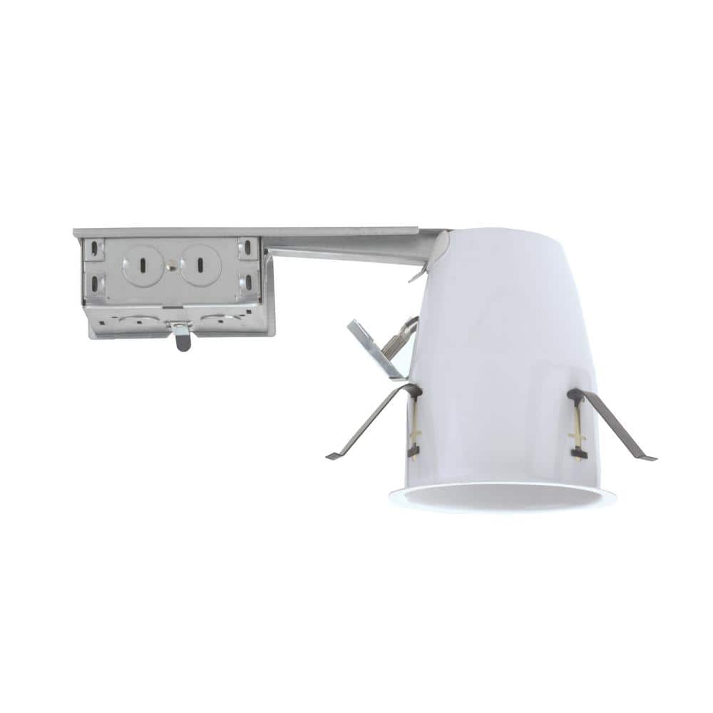 NICOR 4 in. Aluminum LED Recessed Remodel Housing, IC-Rated Airtight ...