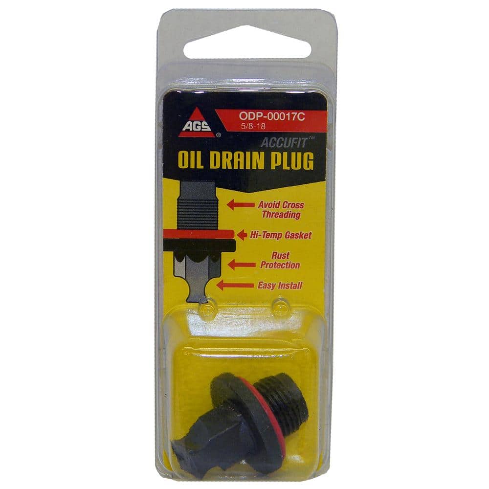 American Grease Stick (AGS) Accufit Oil Drain Plug 5/8-18, Card ODP ...