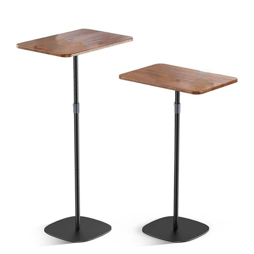 Portable Laptop Floor Stand Height Adjustable 18 in. 48 in. Sleek ...