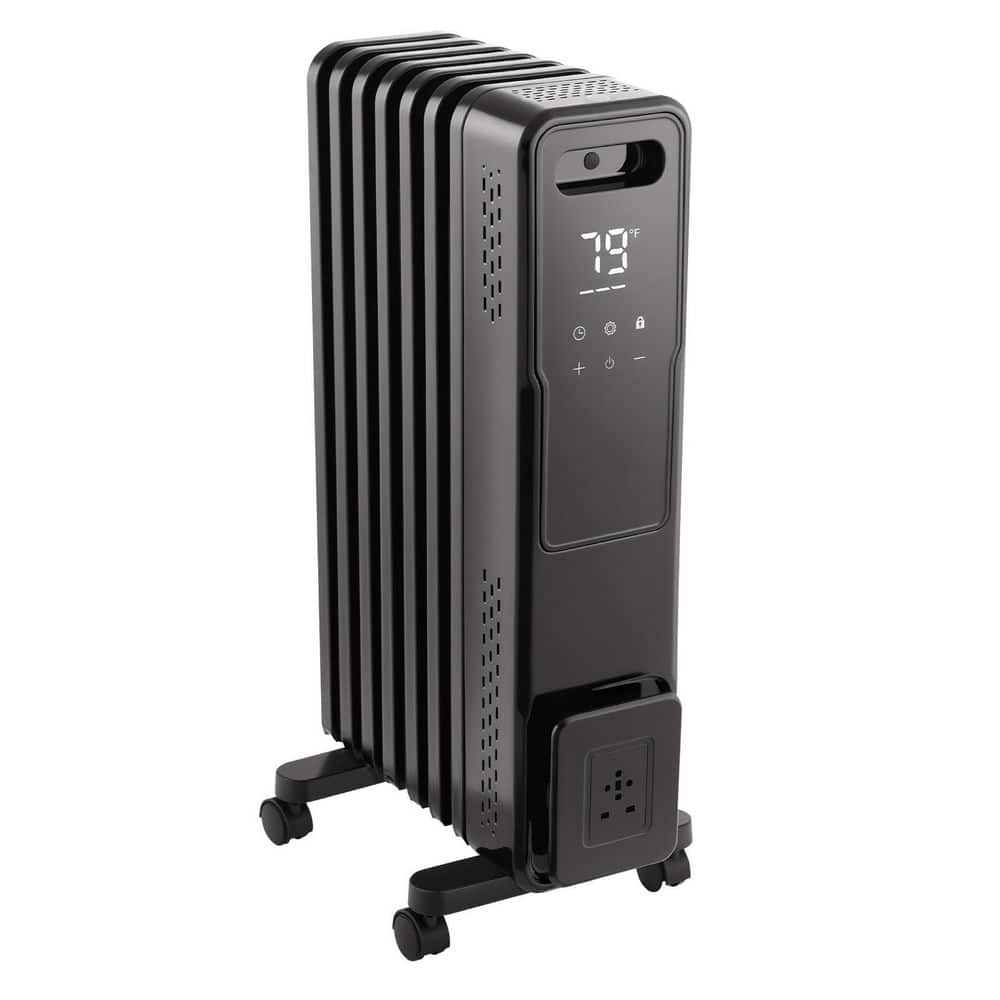 SVOPES Electric 1500W Oil-Filled Radiator Space Heater, Dual U-Shaped ...