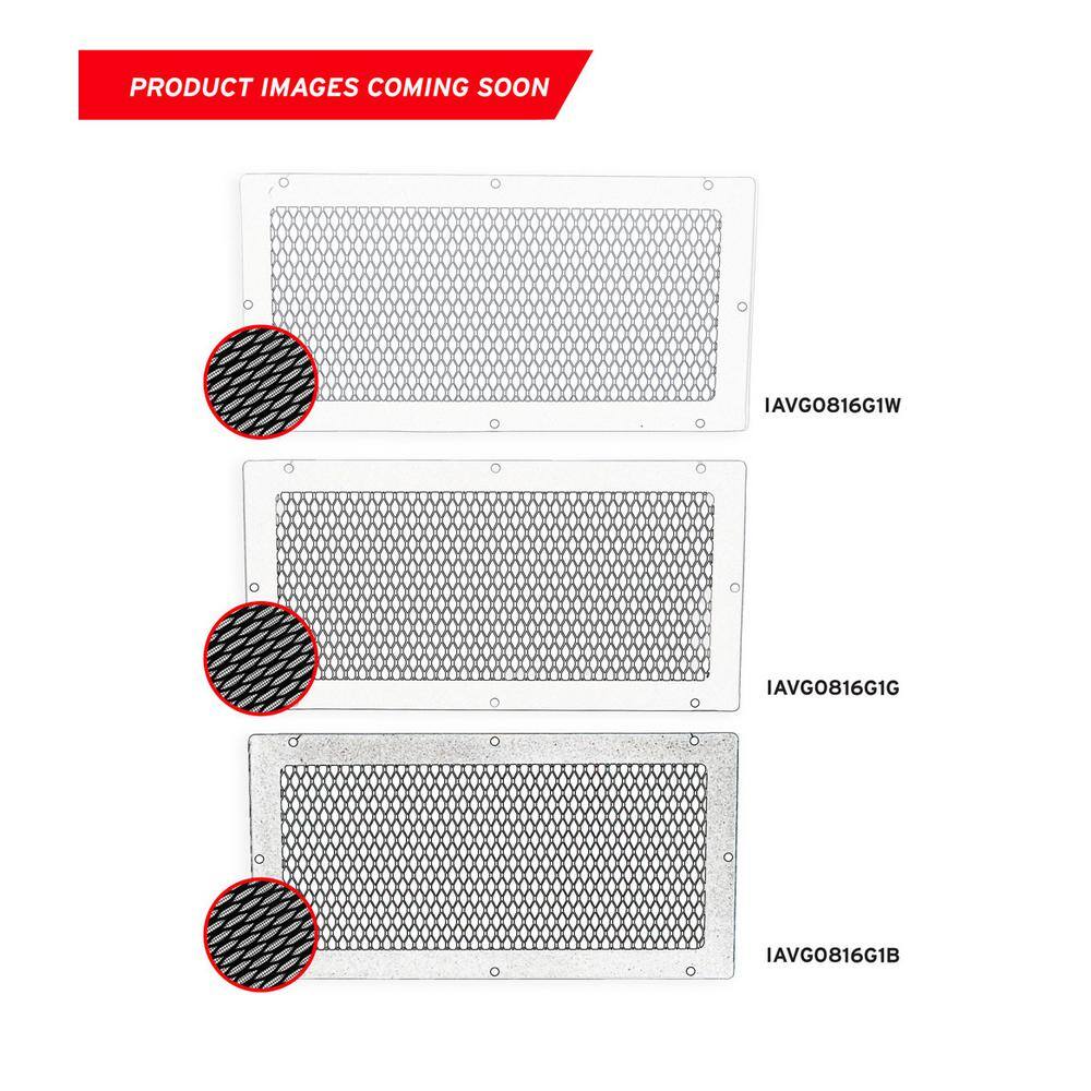 HY-C 4 in. x 16 in. White Insect Armor Soffit Guard (1-Unit ...
