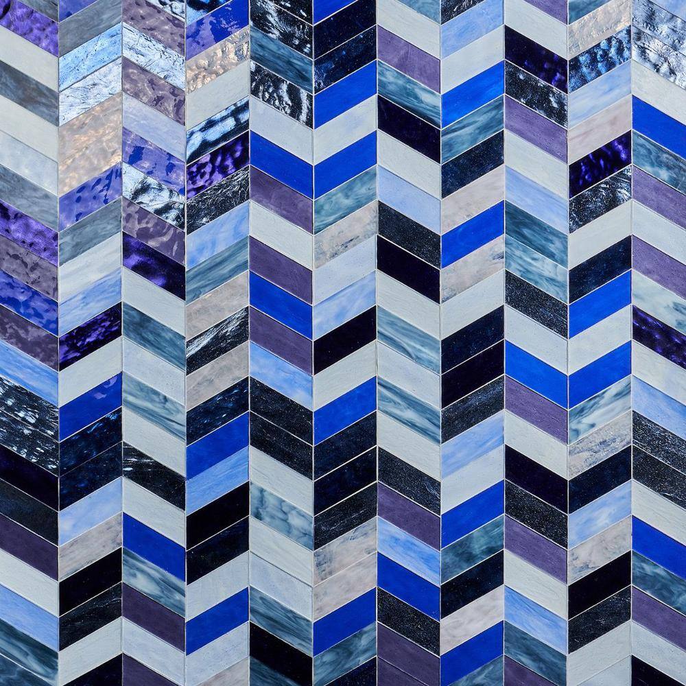 Ivy Hill Tile Elizabeth Sutton Pride Bayou Blue 16.92 in. x 17.44 in ...