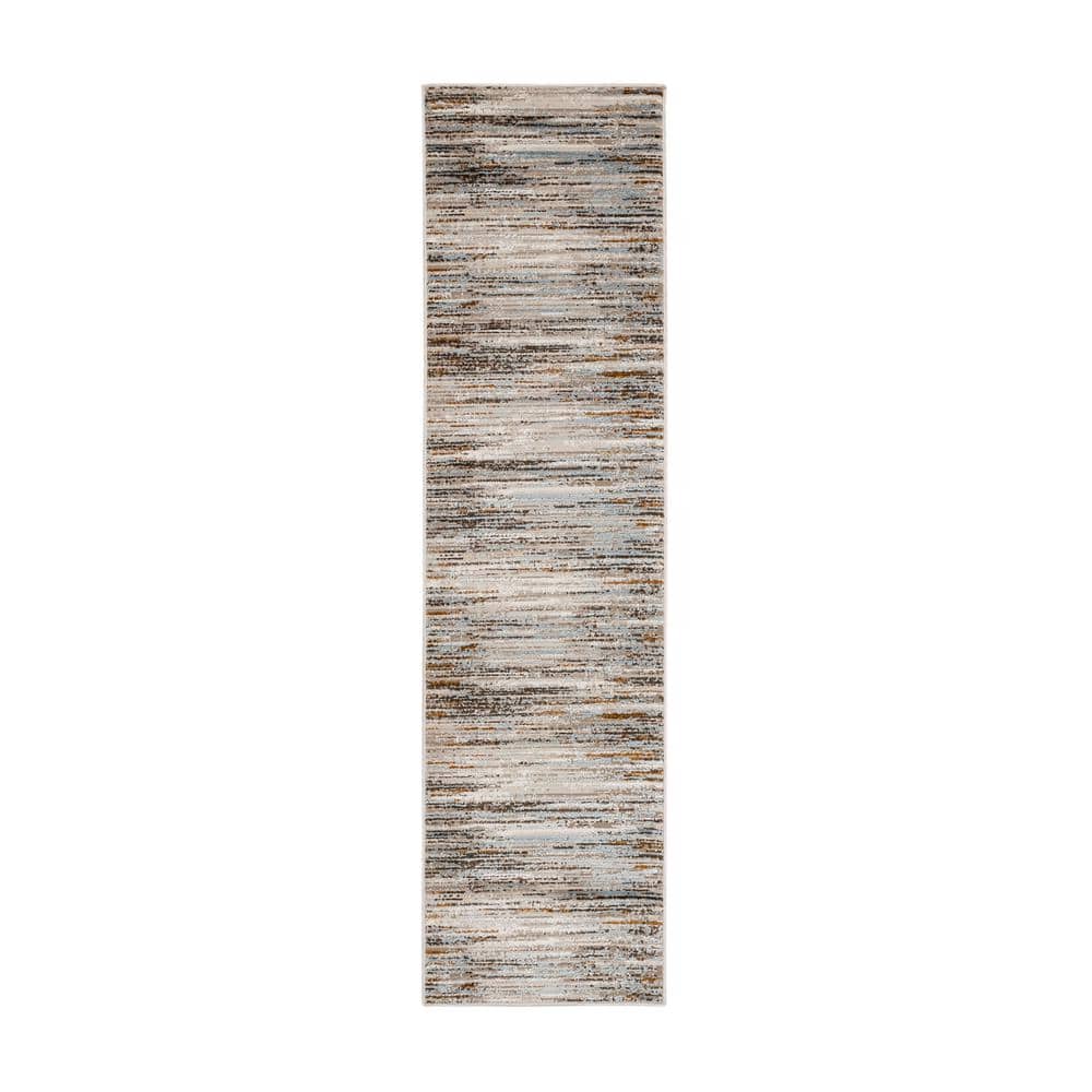 Mohawk Home Banner Multi 2 ft. x 10 ft. Modern Contemporary Abstract ...