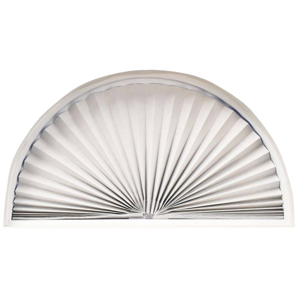 Redi Shade No Tools Original Arch Light Blocking Pleated Fabric Shade ...