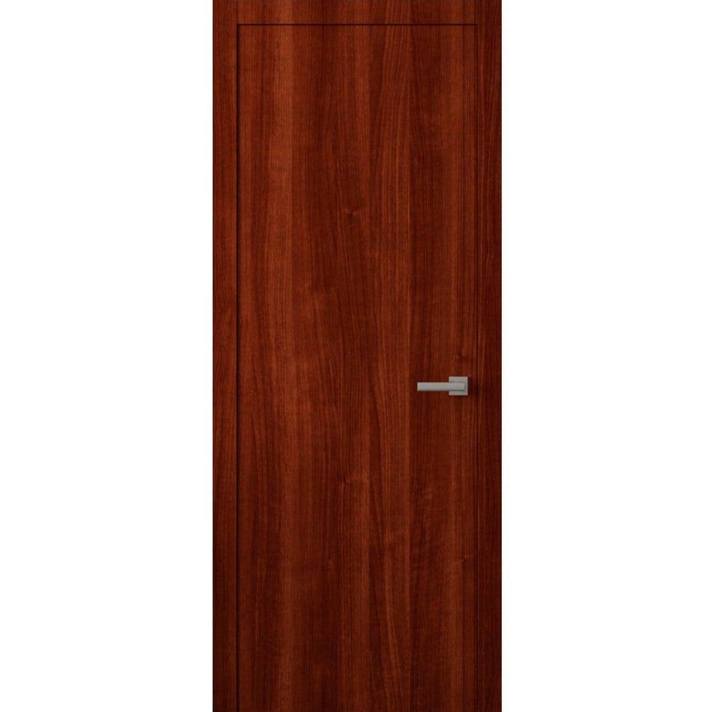 Sartodoors 3011 42 in. x 96 in. Sold Core Walnut Franko Color Wood ...