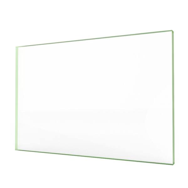 Fab Glass and Mirror 24 in. x 36 in. Clear Rectangular Tempered Glass ...