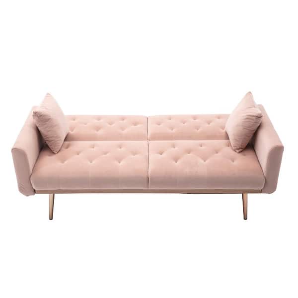 Light Pink Sleeper Sofa | Baci Living Room