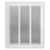 Everbilt 16 in. x 20 in. Steel Return Air Filter Grille in White ...