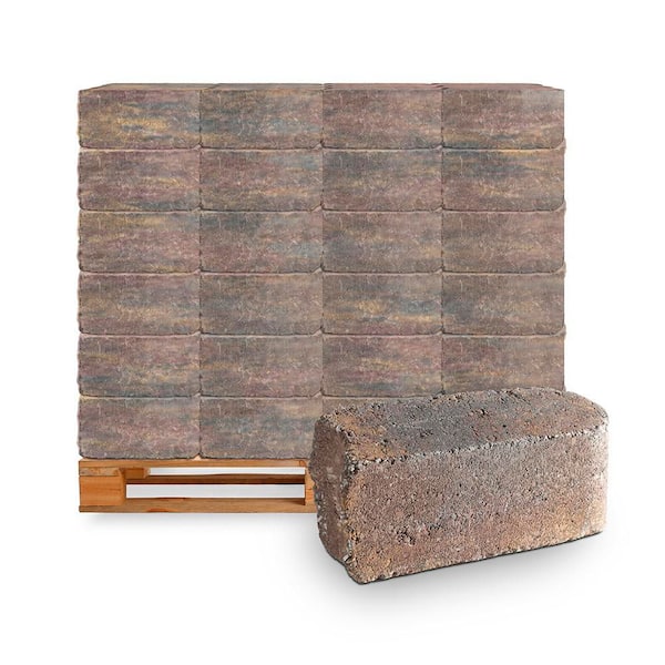 interlock Bullet 12.25 in. x 4 in. x 4 in. Carmel Concrete Edging (144 ...