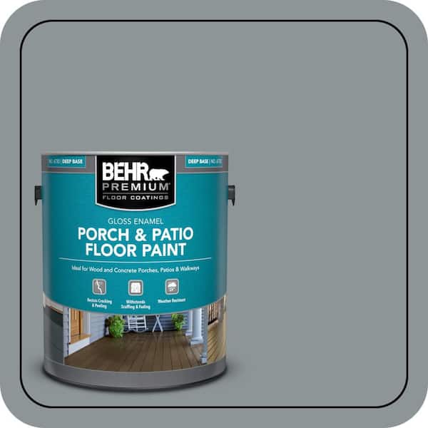 BEHR PREMIUM 1 gal. #N450-4 Moonquake Gloss Enamel Interior/Exterior ...