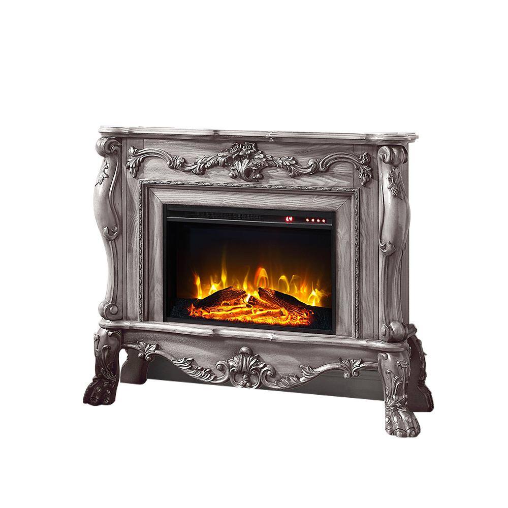 Acme Furniture Dresden 47 in. Freestanding Wooden Electric Fireplace in ...