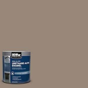 BEHR PREMIUM 1 qt. #PPU5-06A Light Truffle Satin Enamel Urethane Alkyd ...
