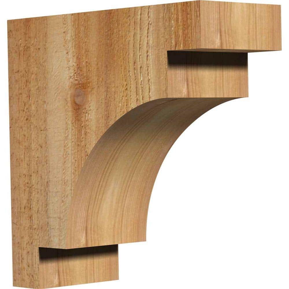 Ekena Millwork 4 in. x 10 in. x 10 in. Western Red Cedar Mediterranean ...