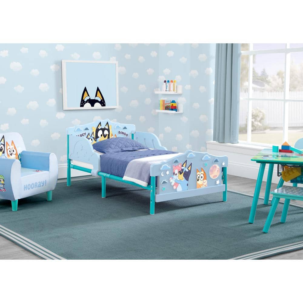 Delta Children Bluey 3D Toddler Bed by Delta Children, Blue BB86952BU ...
