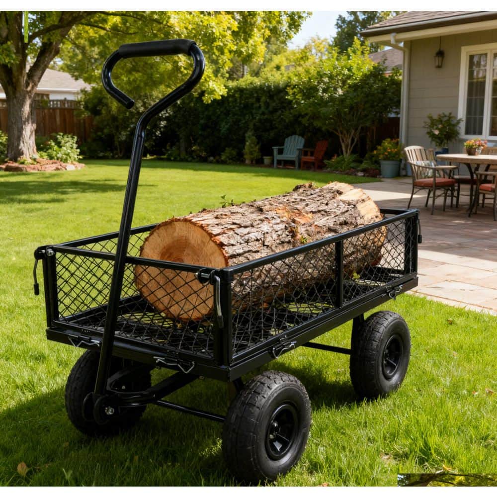 Outdoor Patio Serving Cart Wagon Cart Garden Cart ZW-W2231A - The Home ...